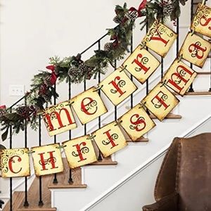 Holiday | Vintage Style Merry Christmas Banner | Poshmark